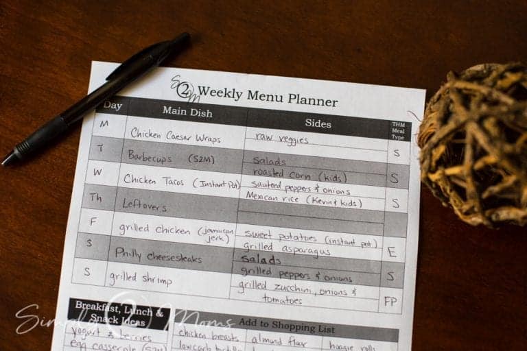 Wait Until You See This THM Dairy-free Meal Plan! – Simply2moms