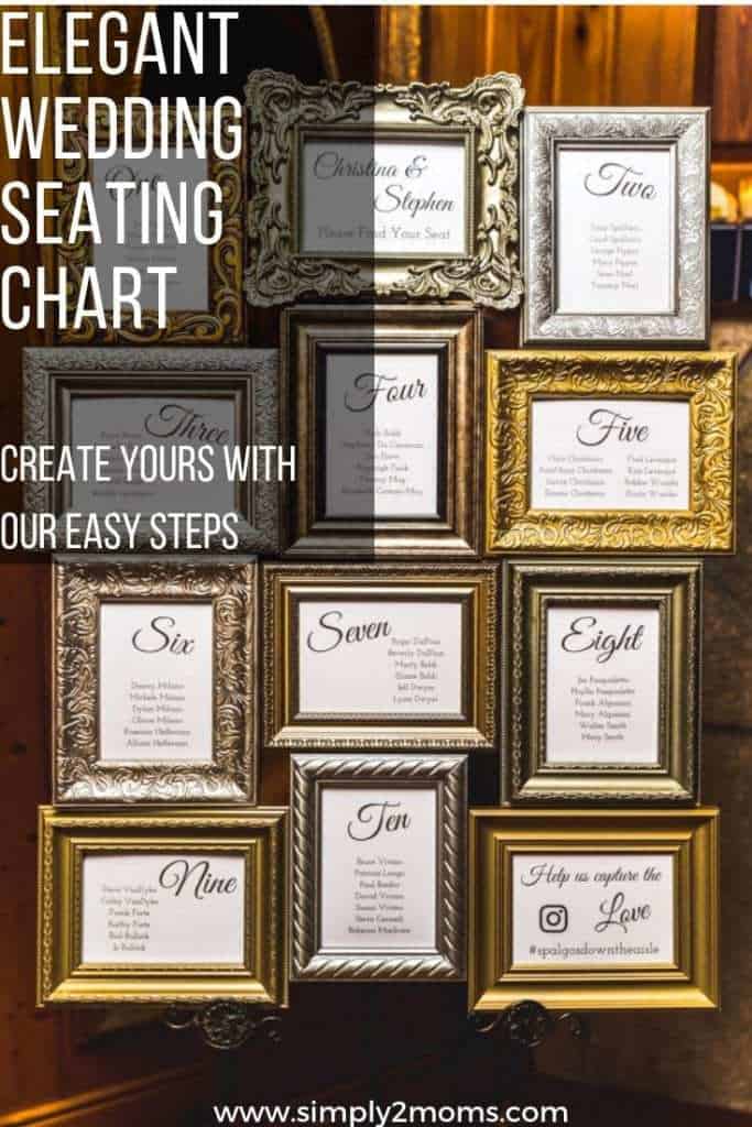 How to Create a Beautiful Wedding Seating Chart – Simply2moms