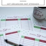 Free Holiday Gift Planner Printables | Simply2moms