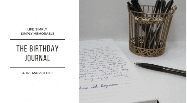 The Birthday Journal – Simply2moms