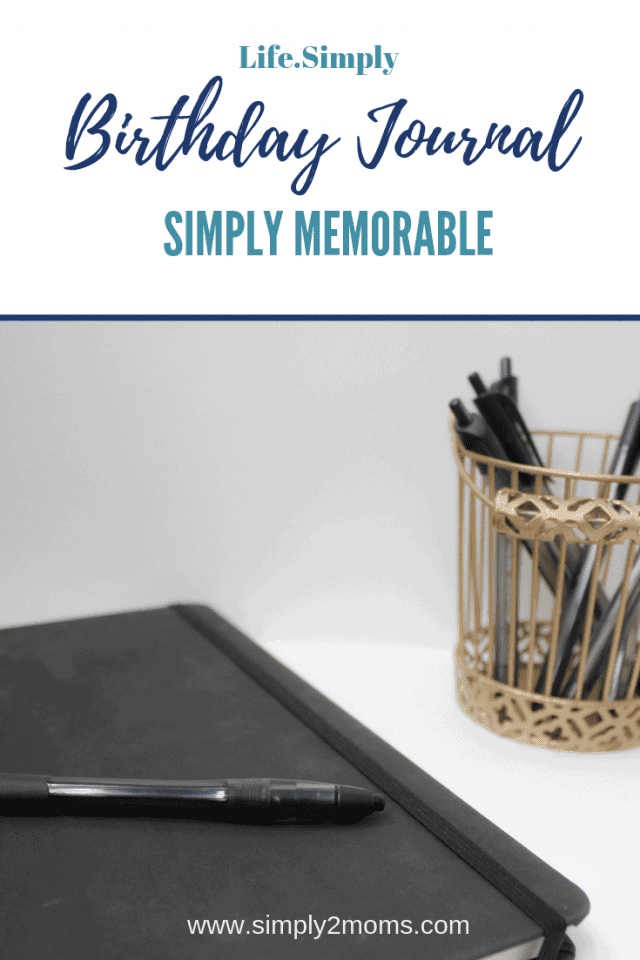 The Birthday Journal – Simply2moms