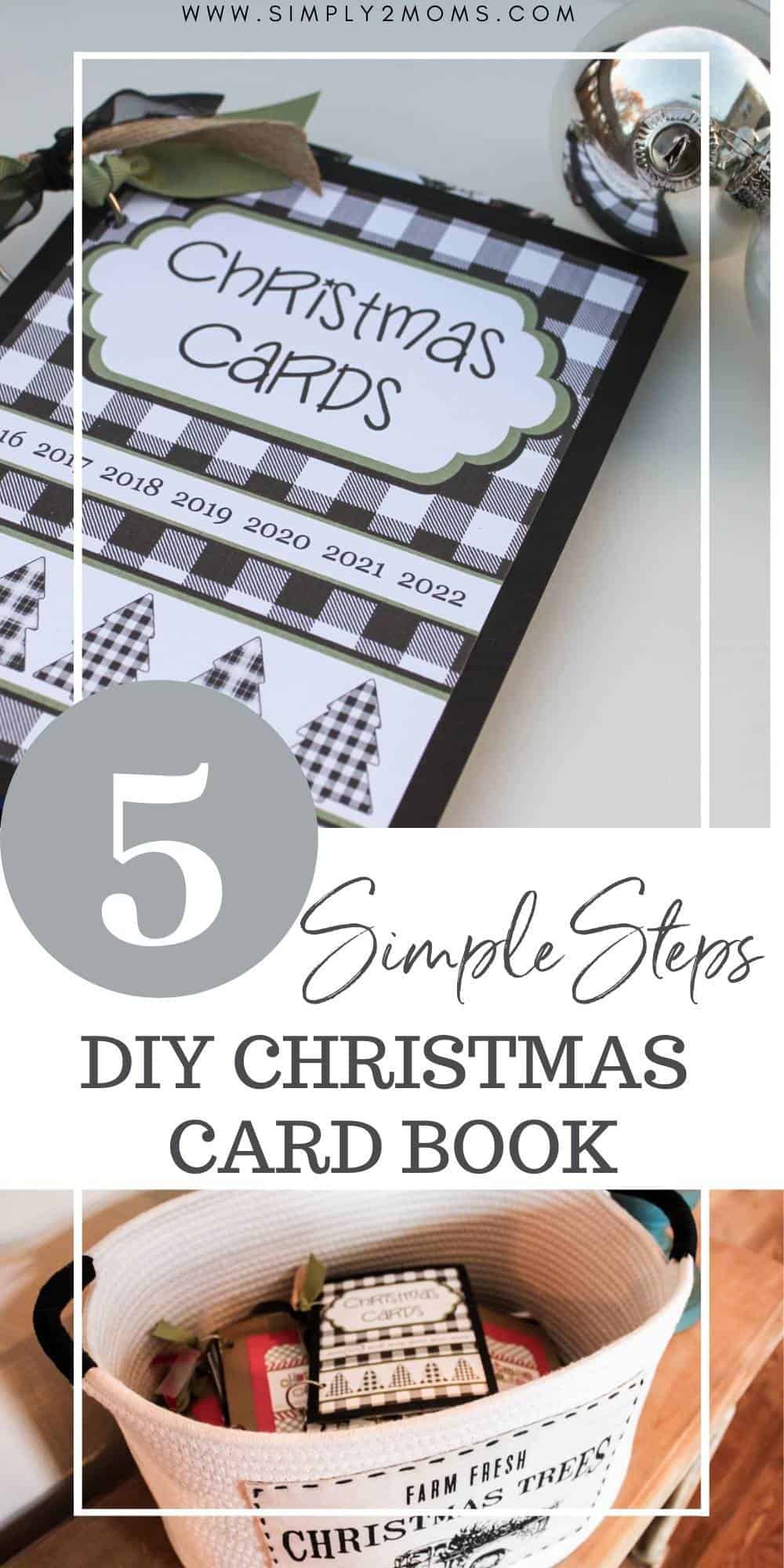 How to Make a Christmas Card Book – Simply2moms