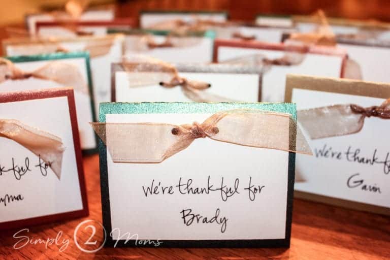 How To Create 3 Simple Thanksgiving Table Setting Cards – Simply2moms