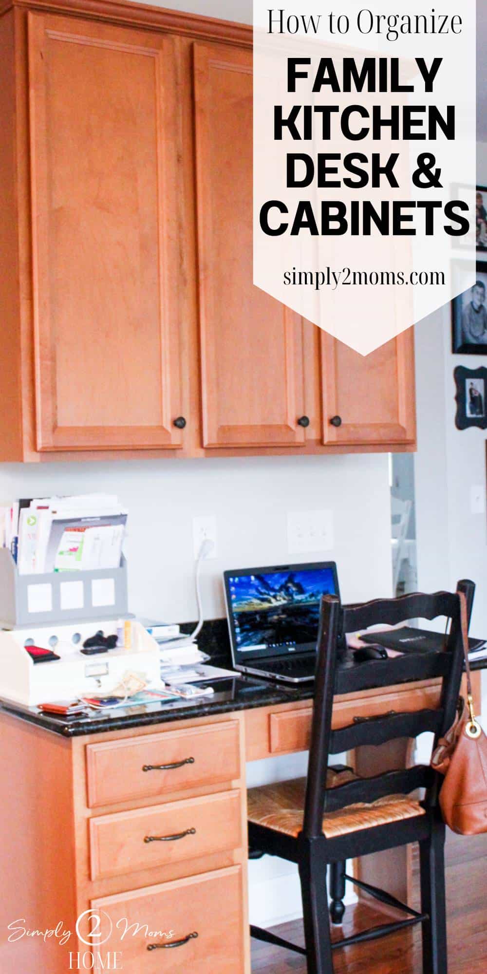 How to Organize a Family Desk | Kitchen Command Station