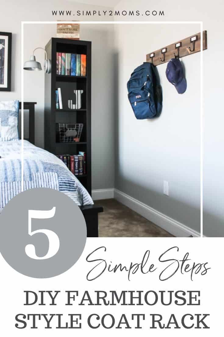 How to Make a Farmhouse Coat Rack in 5 Simple Steps – Simply2moms