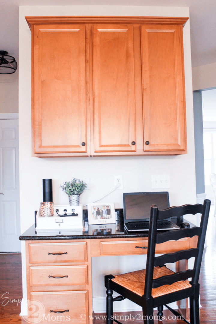 How to Organize a Family Desk | Kitchen Command Station