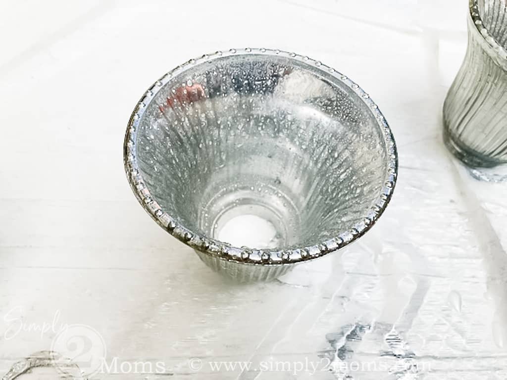 Bathroom Makeover on a Budget | DIY Mercury Glass Lights | Simply2moms