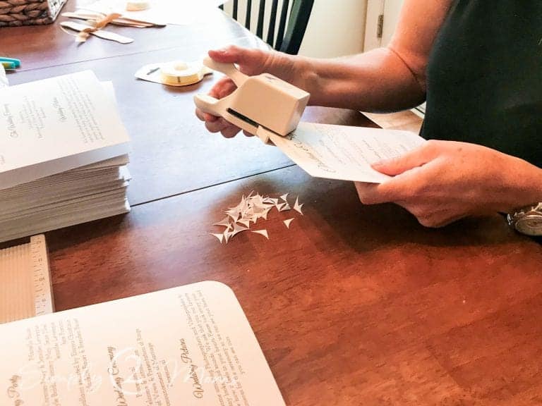 How to Make Elegant Classic Wedding Fan Programs – Simply2moms