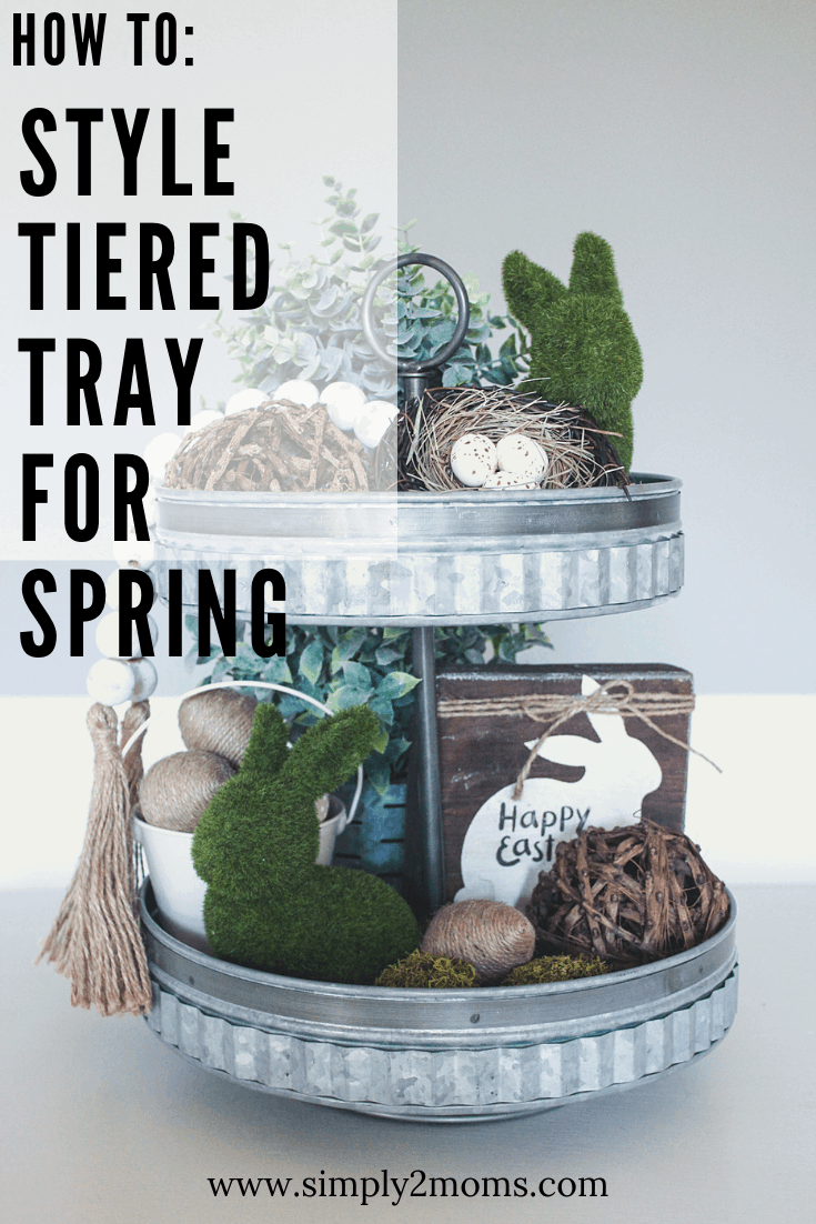 Decorating Farmhouse Trays for Spring | Simply2moms