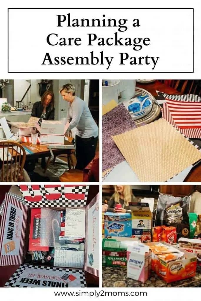 How to Plan a College Care Package Assembly Party