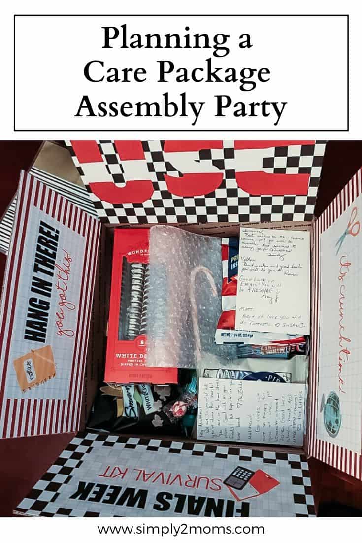 How to Plan a College Care Package Assembly Party
