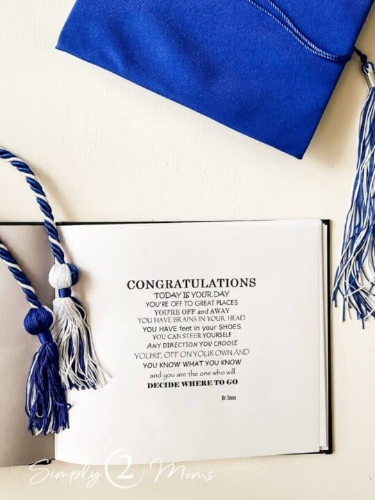 Graduation Memory Book | Simply 2 Moms – Family