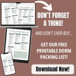 Best College Dorm Packing List For Guys: What They Actually Use