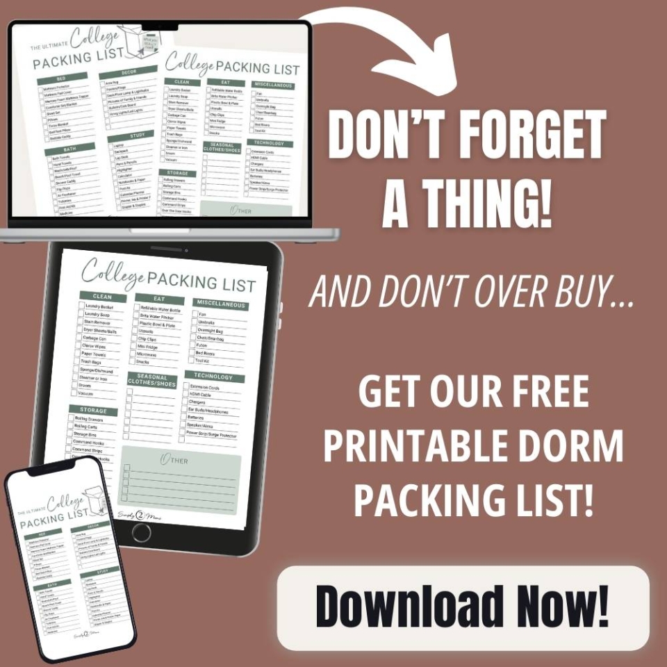 Best College Dorm Packing List For Guys: What They Actually Use