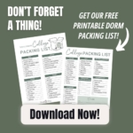 How to Prepare for College: The Perfect Dorm Packing List for Girls ...