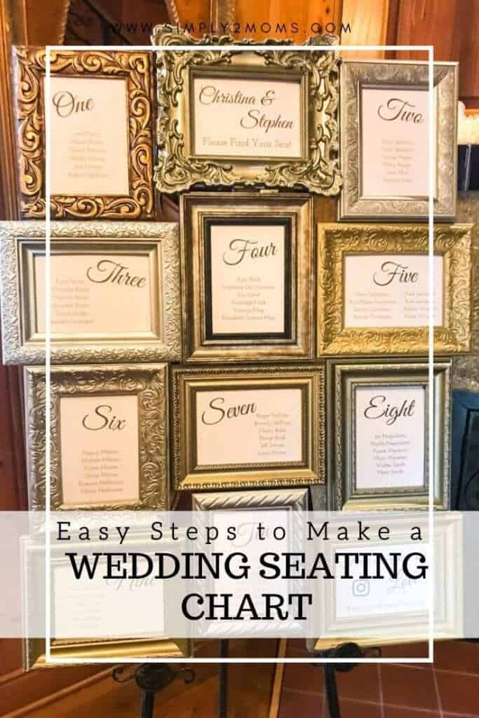How to Create a Beautiful Wedding Seating Chart – Simply2moms