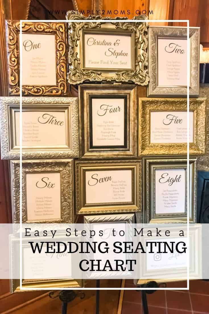 How to Create a Beautiful Wedding Seating Chart – Simply2moms