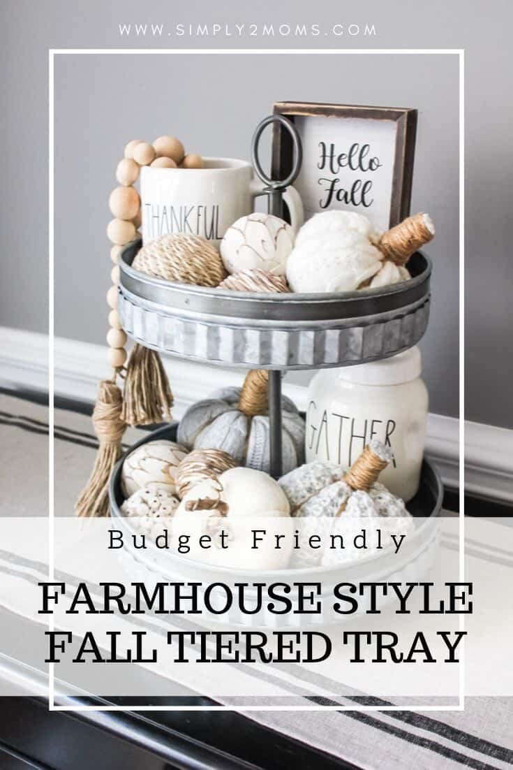 Simple Steps to Style a Fall Tiered Tray – Simply2moms