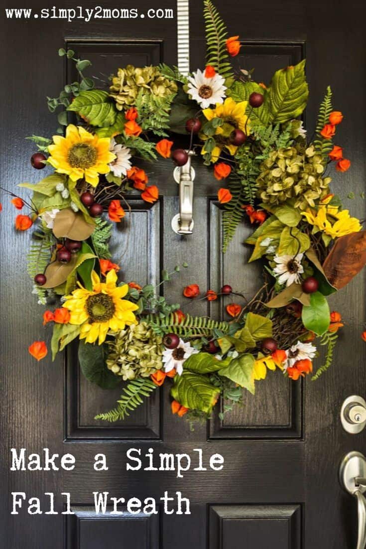 Fall Floral Wreath | Simple DIY Project – Simply2moms