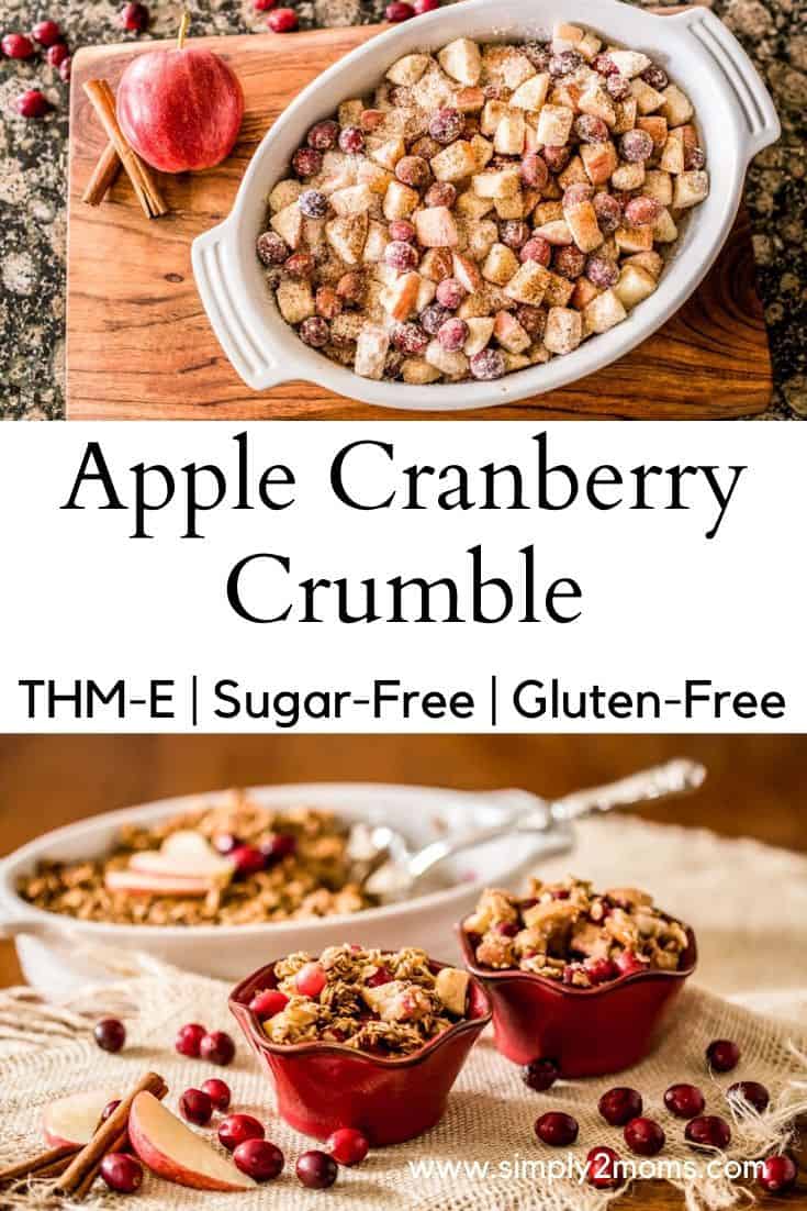 The Best Cranberry Apple Crumble | THM-E | Simply2moms