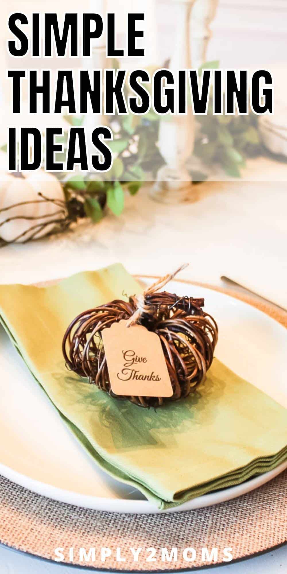 Simple Thanksgiving Table Ideas You'll Love – Simply2moms