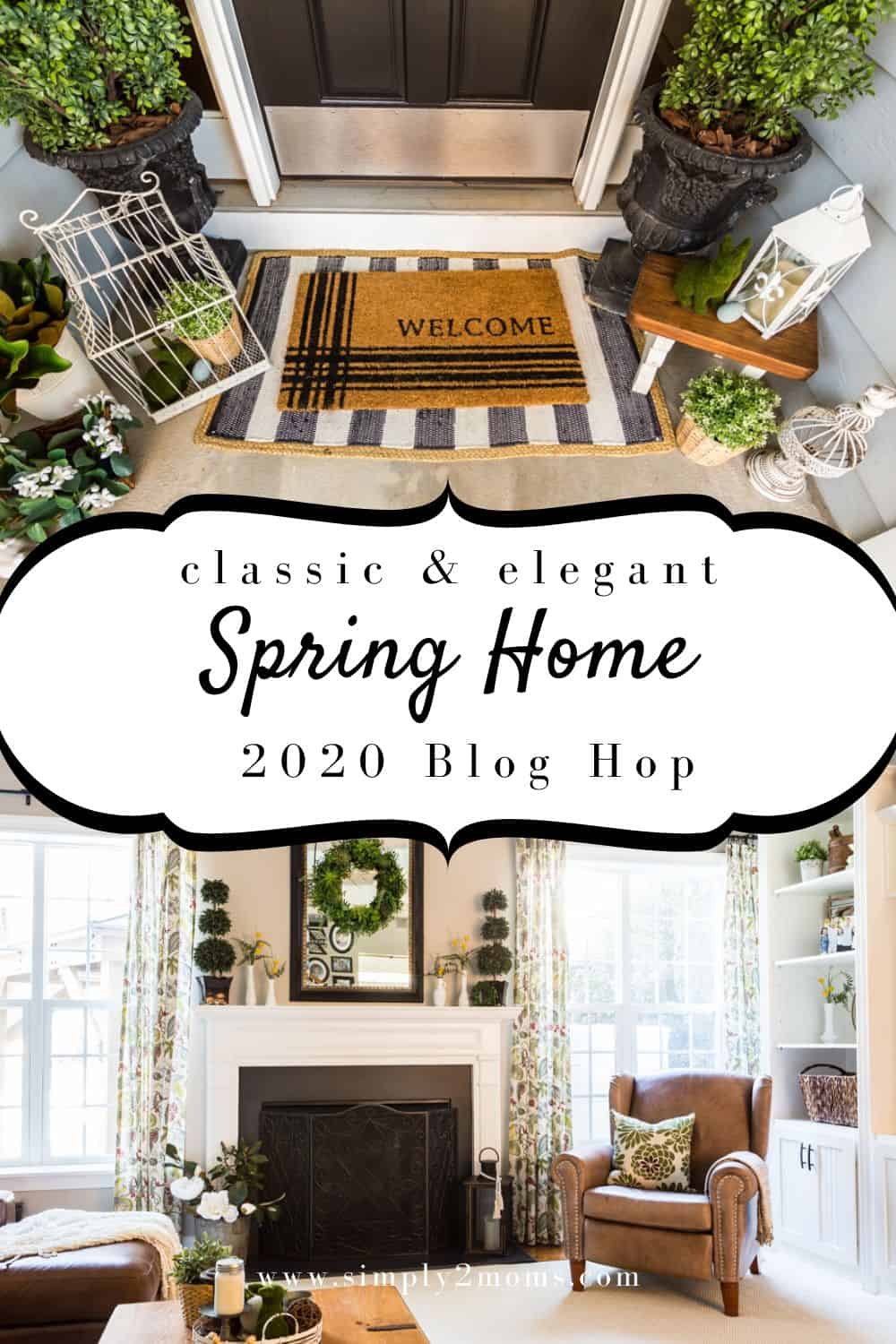 Spring home tour 2020 | simple, neutral ideas |blog hop