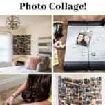 DIY poster board photo collage | Simply2moms