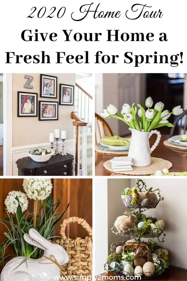 Spring home tour 2020 | simple, neutral ideas |blog hop