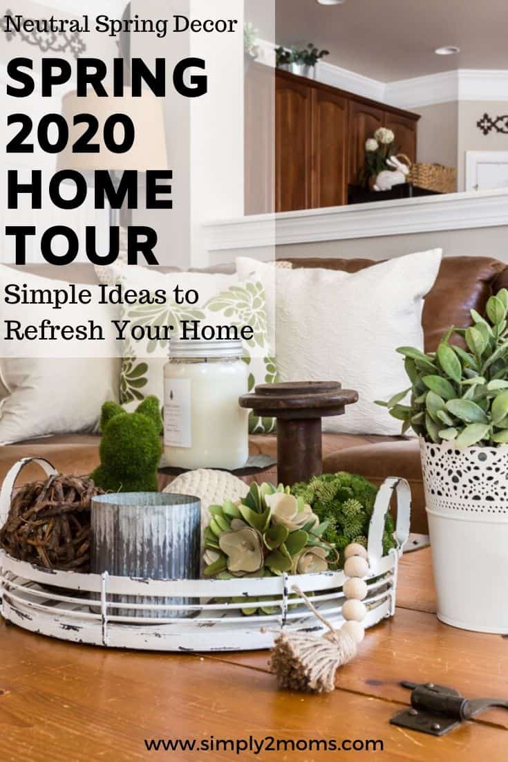 Spring home tour 2020 | simple, neutral ideas |blog hop
