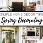Spring home tour 2020 | simple, neutral ideas |blog hop