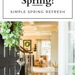 Spring home tour 2020 | simple, neutral ideas |blog hop