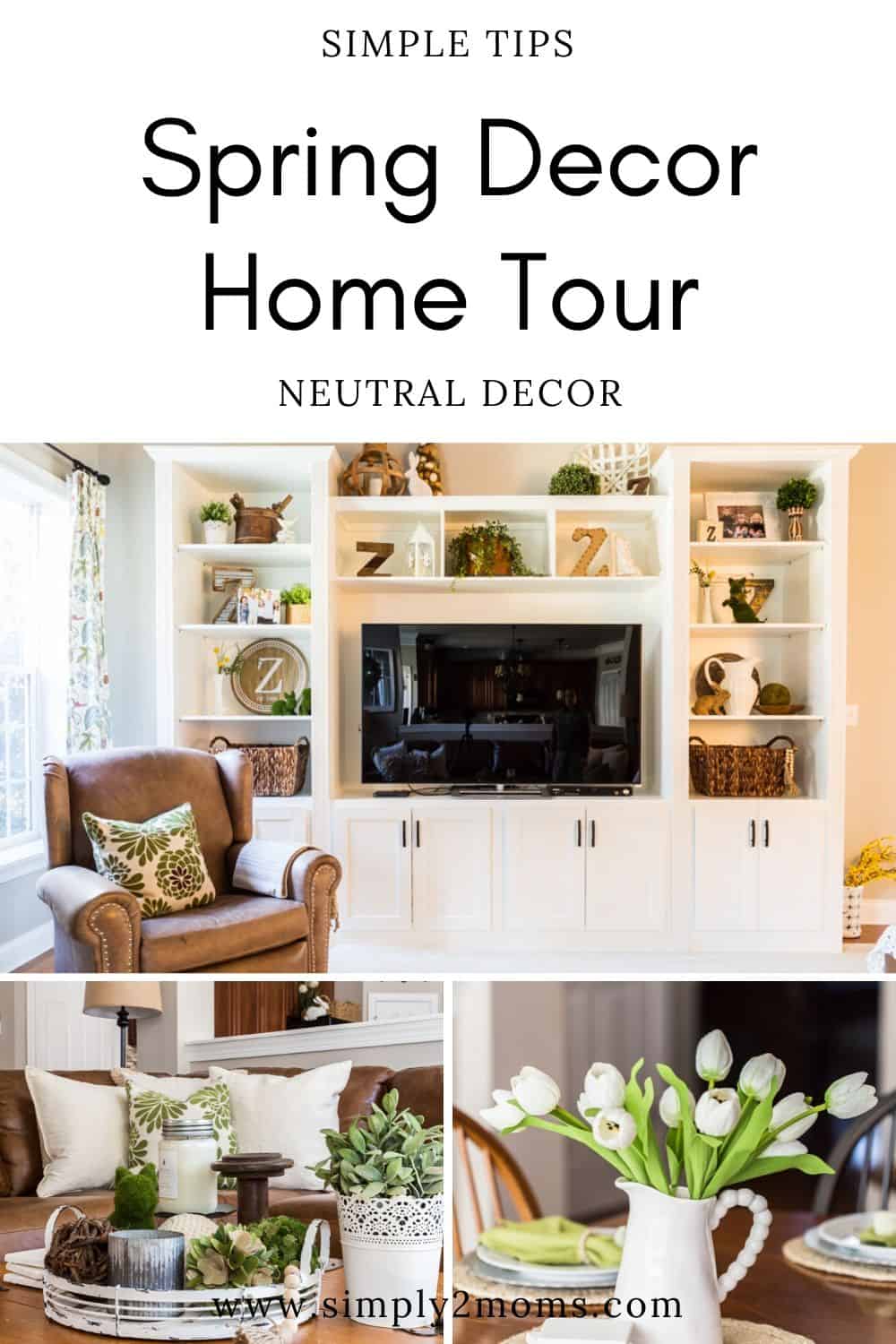 Spring home tour 2020 | simple, neutral ideas |blog hop