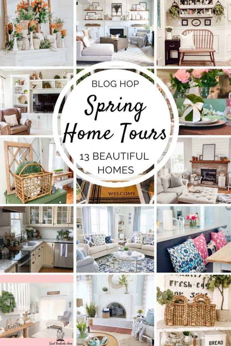 Spring home tour 2020 | simple, neutral ideas |blog hop