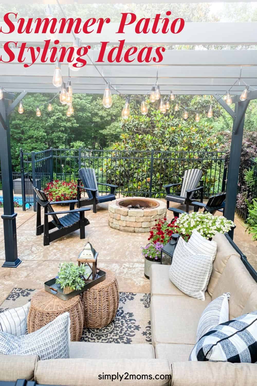 Simple Summer Styling for your Patio – Simply2moms