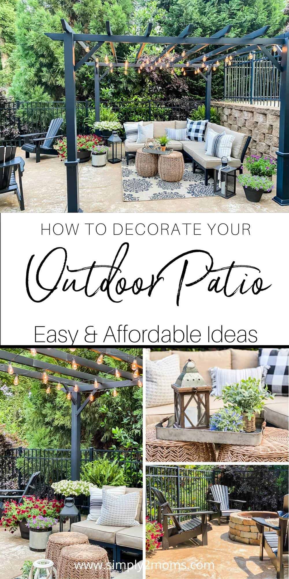 Simple Summer Styling for your Patio – Simply2moms