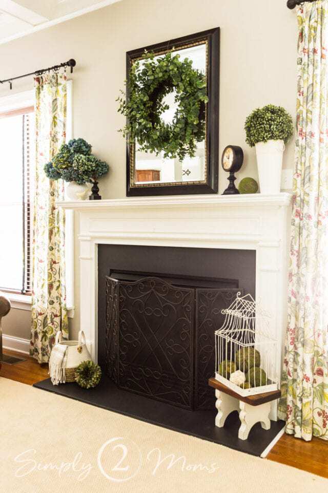 Classic Fireplace Mantel Makeover: Wayfair Finds – Simply2moms