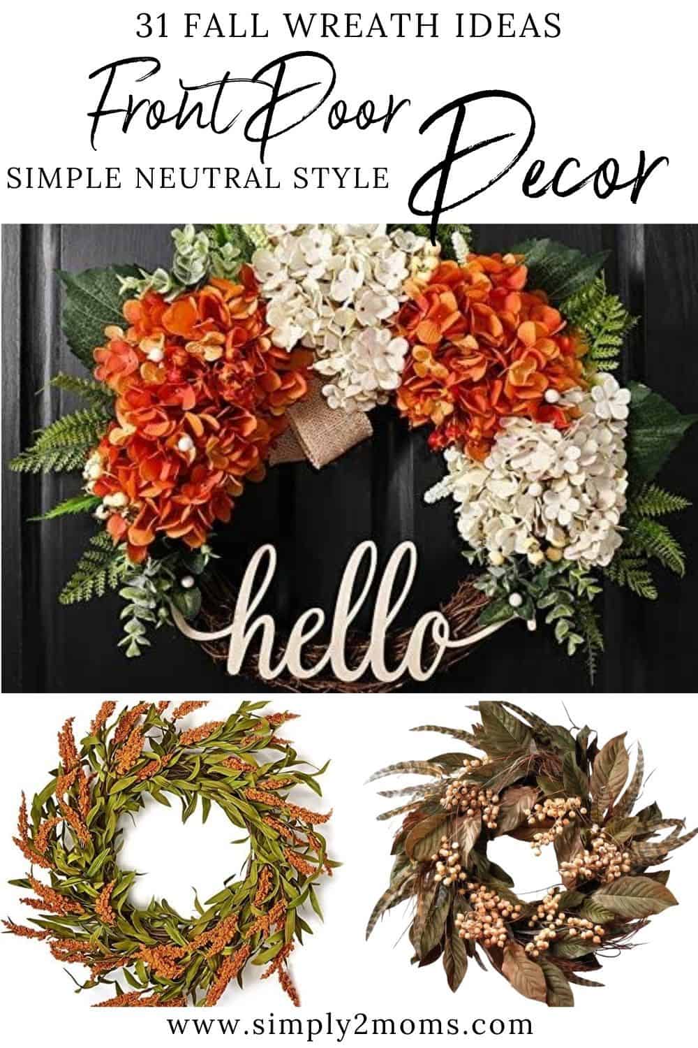 31 Fabulous Fall Wreaths for Your Home – Simply2moms