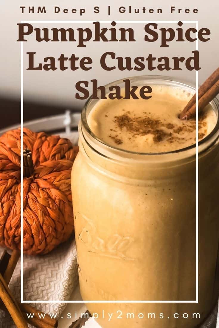 High Protein Pumpkin Spice Latte Custard Shake