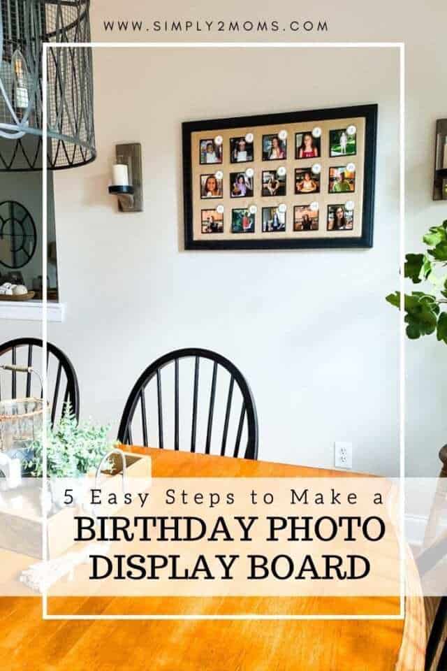 How to Create a Birthday Photo Display in 5 Simple Steps – Simply2moms