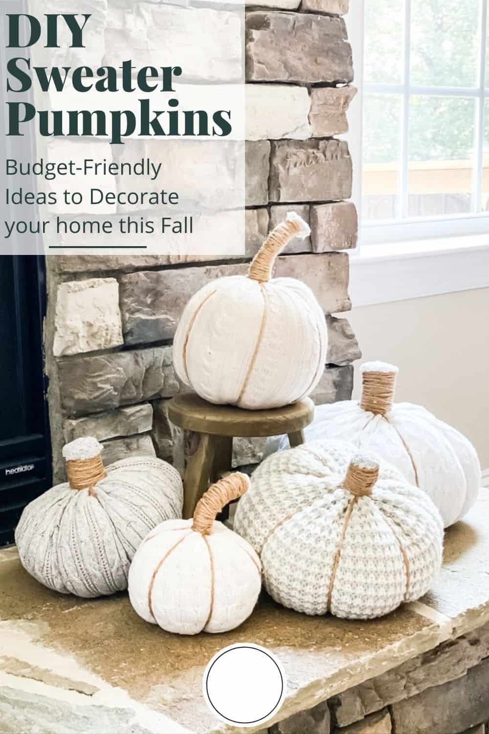 Our Favorite Ways to Decorate with DIY Sweater Pumpkins – Simply2moms