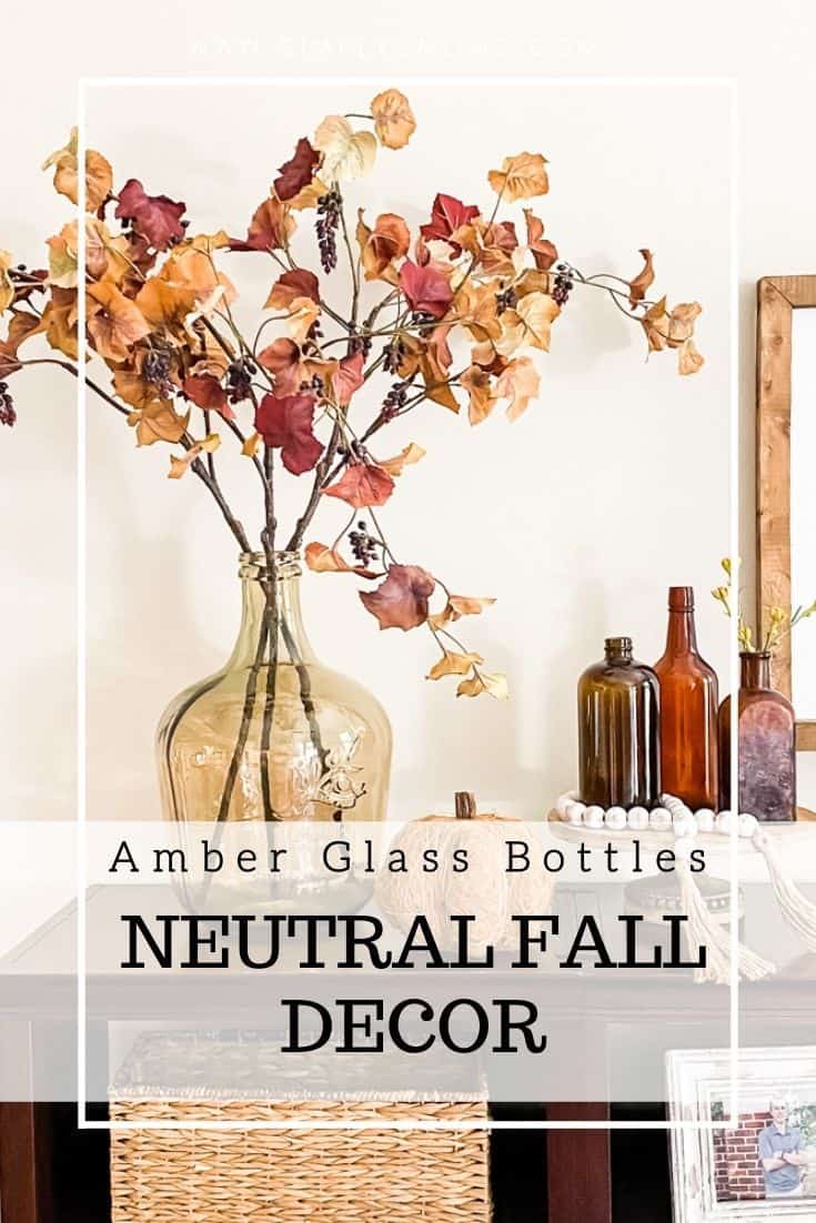 How to Use Vintage Amber Bottles in Your Fall Decor – Simply2moms