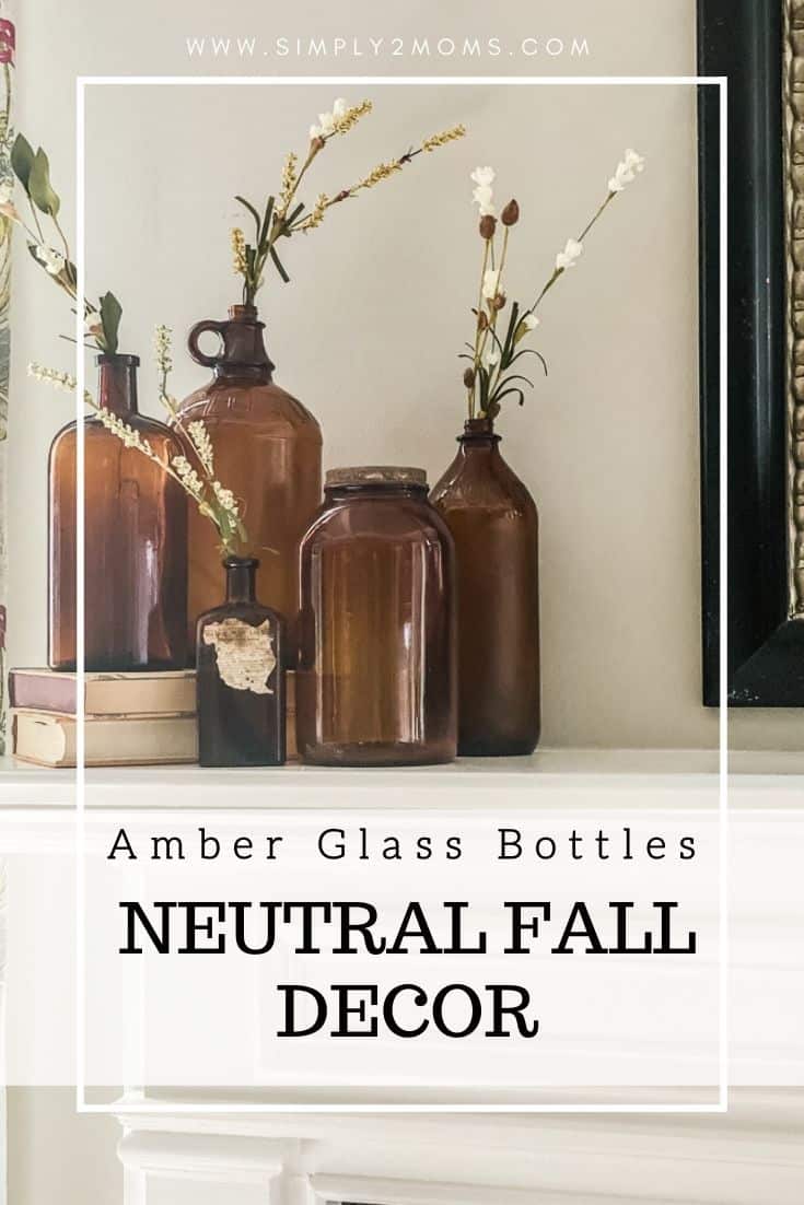 How to Use Vintage Amber Bottles in Your Fall Decor – Simply2moms