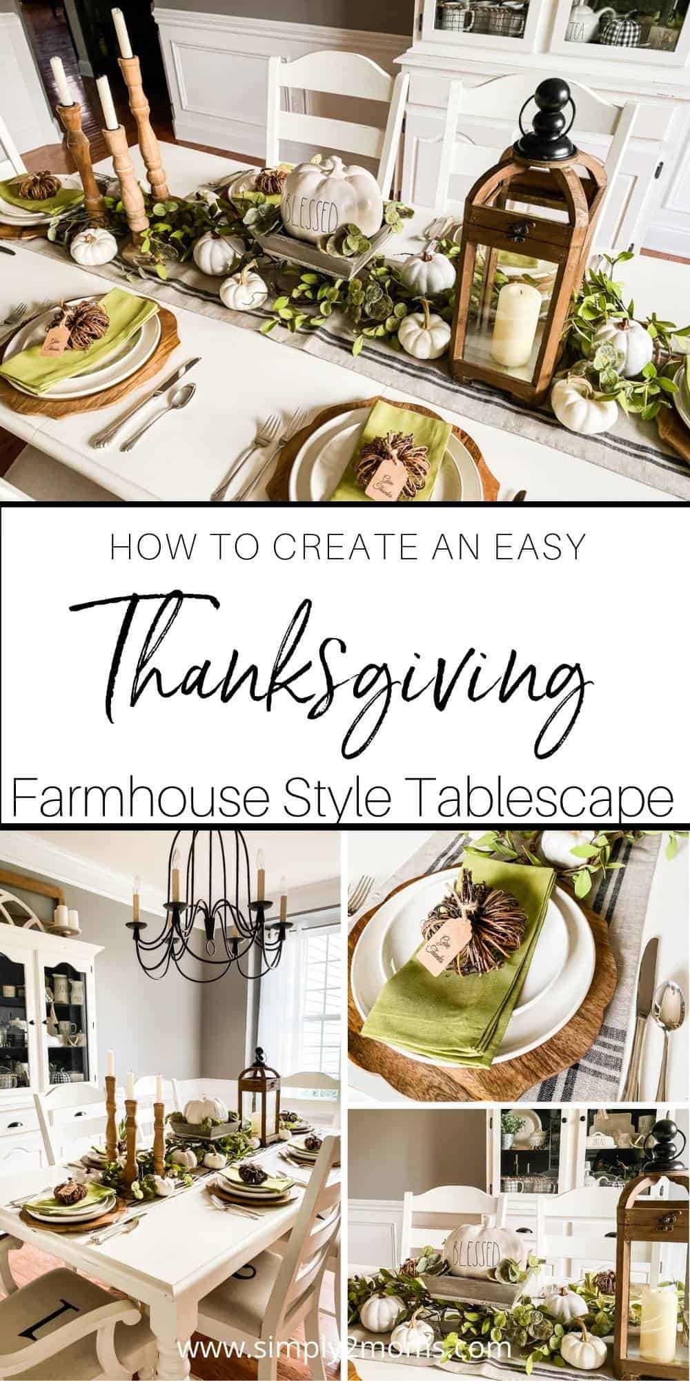 How to Create an Easy Thanksgiving Tablescape – Simply2moms