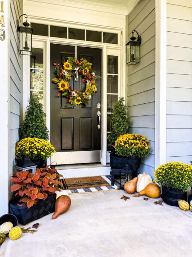 Simple Fall Porch Ideas That Won't Bust Your Budget – Simply2moms