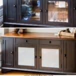 How to Cover Glass Cabinet Doors with Window Film | Simply2moms