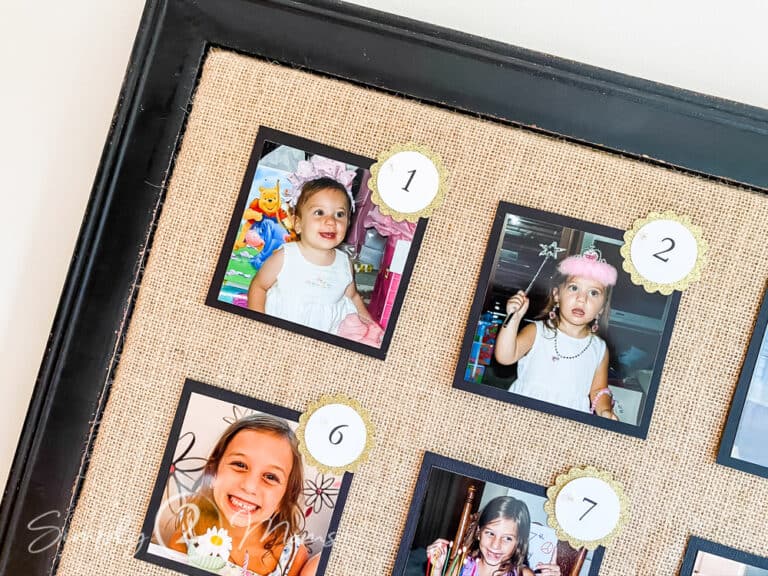 How to Create a Birthday Photo Display in 5 Simple Steps – Simply2moms