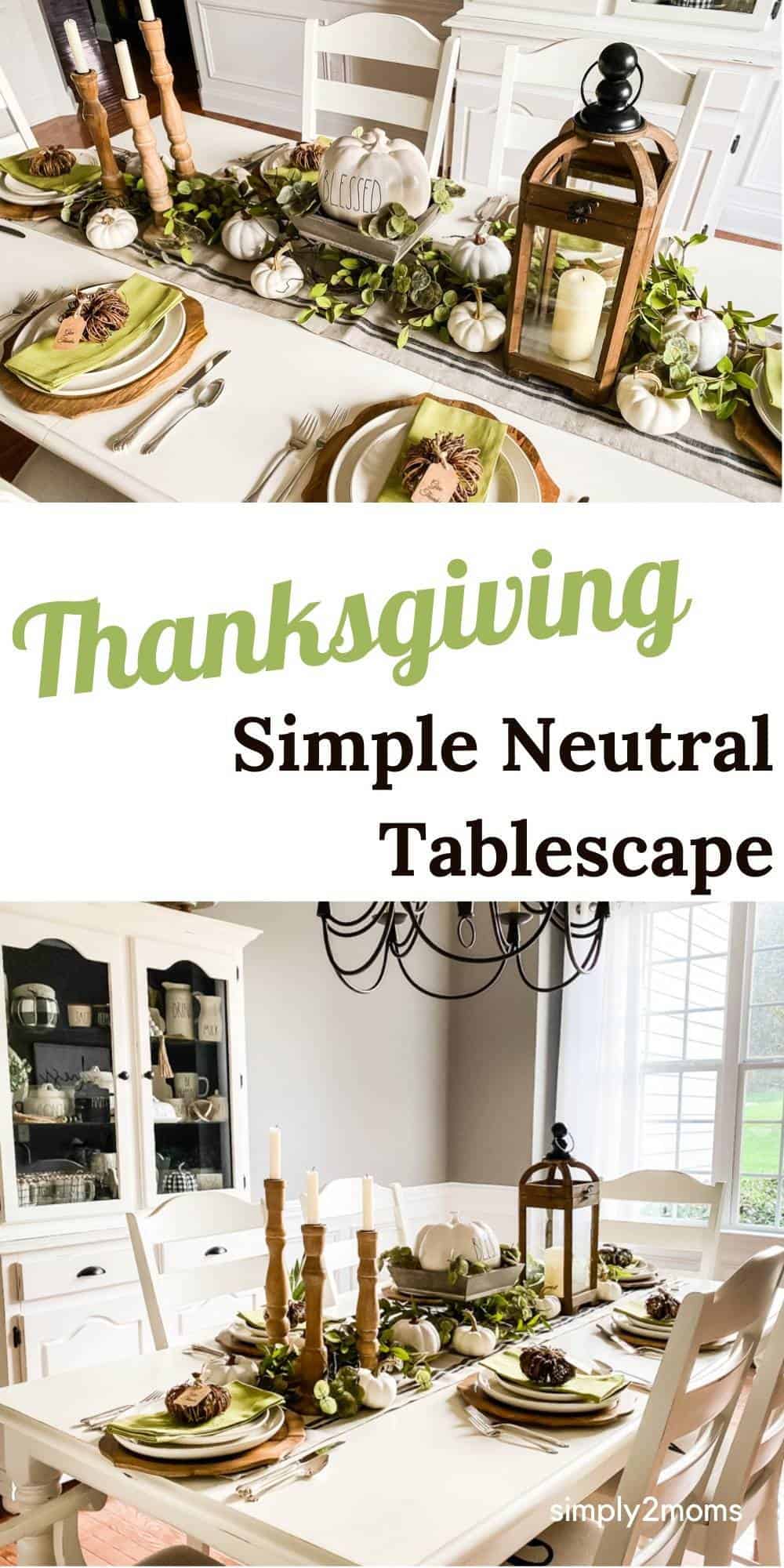How to Create an Easy Thanksgiving Tablescape – Simply2moms