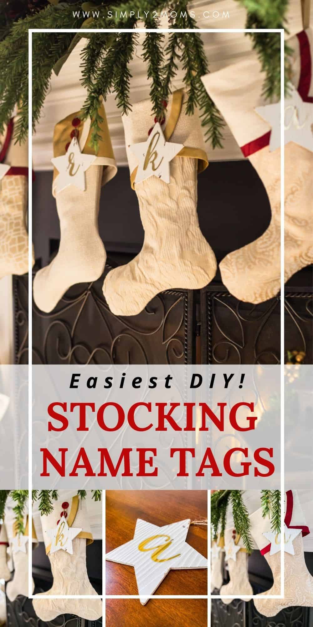 The Easiest Stocking Name Tags DIY You've Ever Seen! – Simply2moms