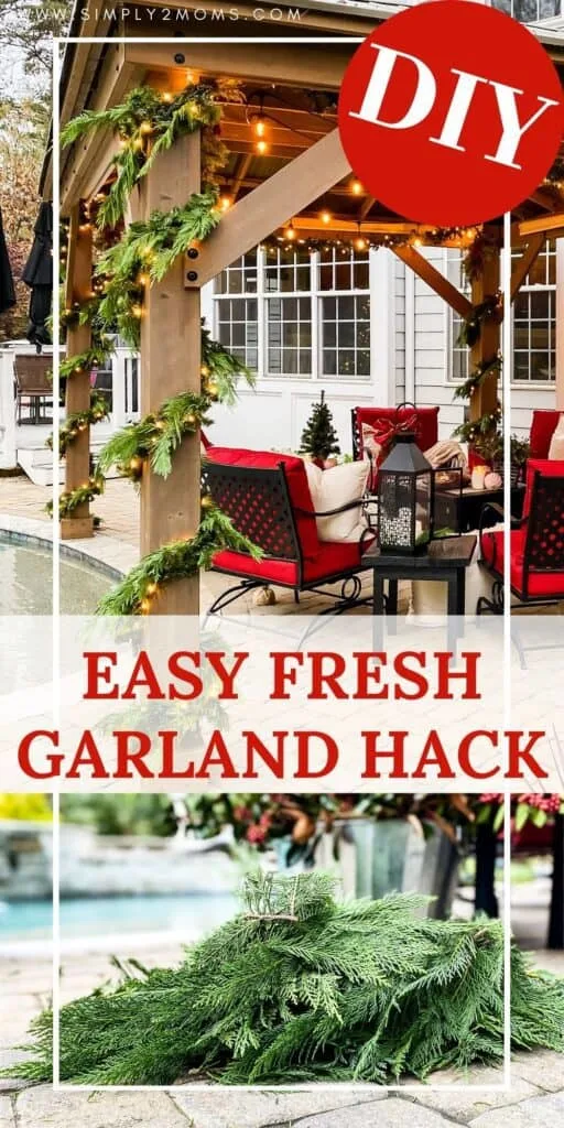 The Secret to Gorgeous and Cheap Fresh Christmas Garland!