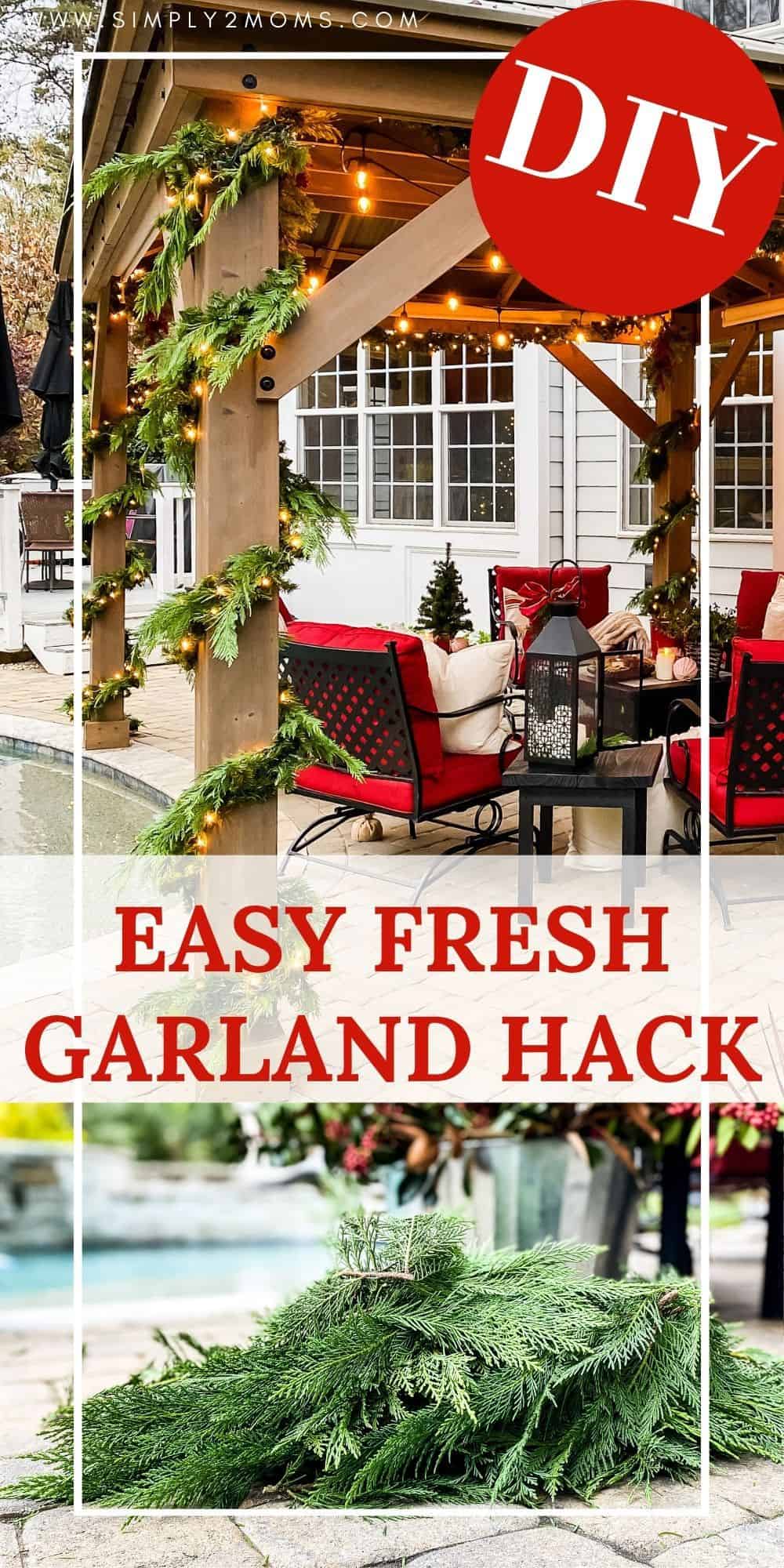 The Secret to Gorgeous and Cheap Fresh Christmas Garland!